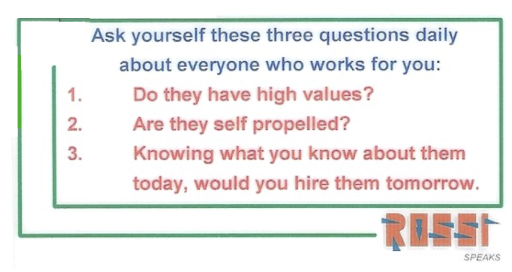 Three Questions | ROSSI Speaks